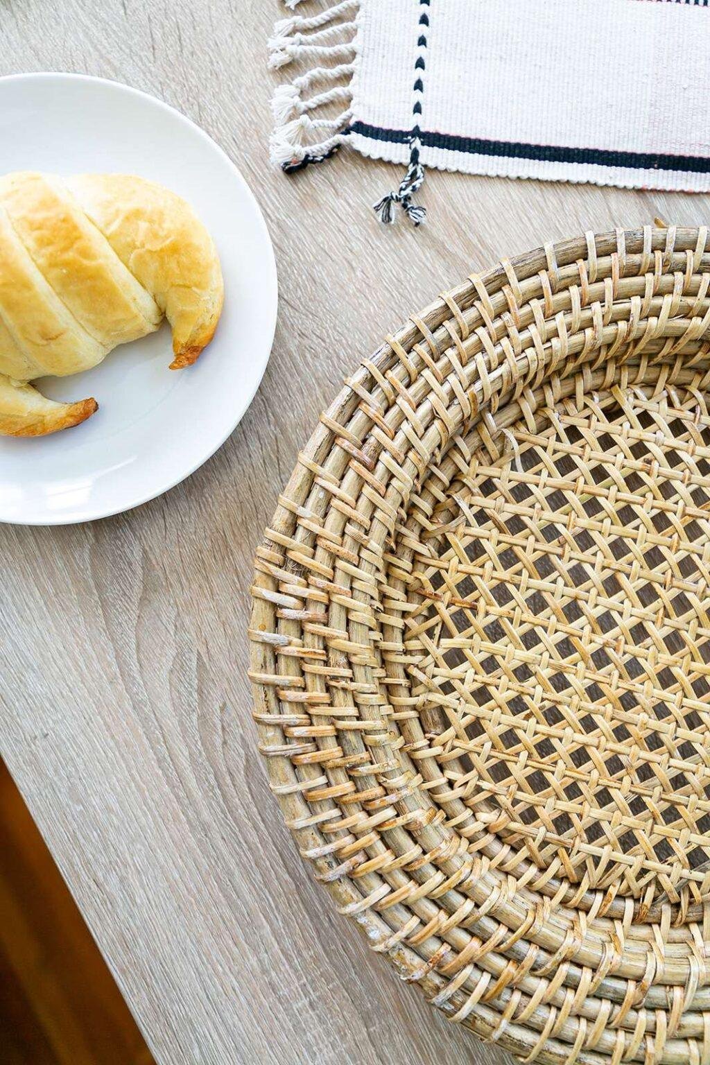 Rattan Cane Charger Plate - Tukura Home