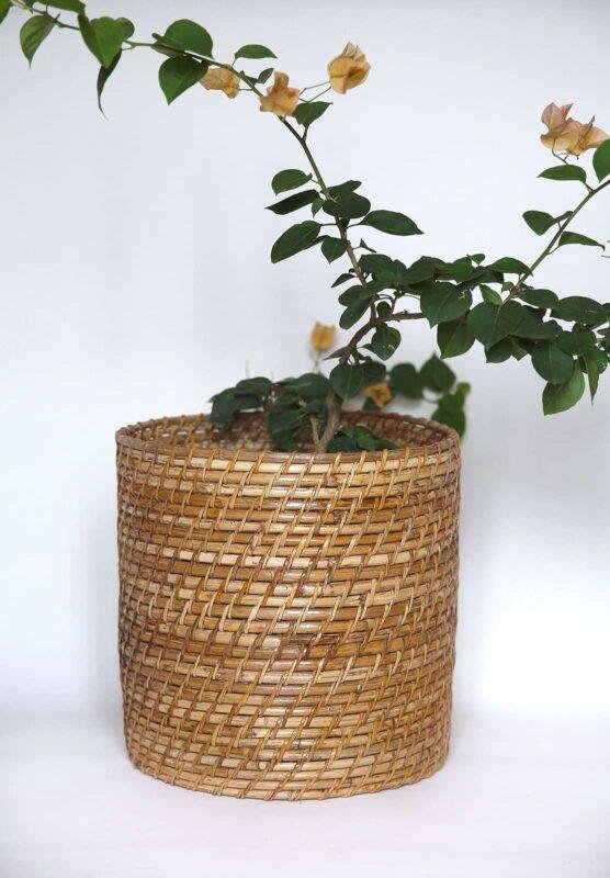 Rattan Cane Planter - Tukura Home